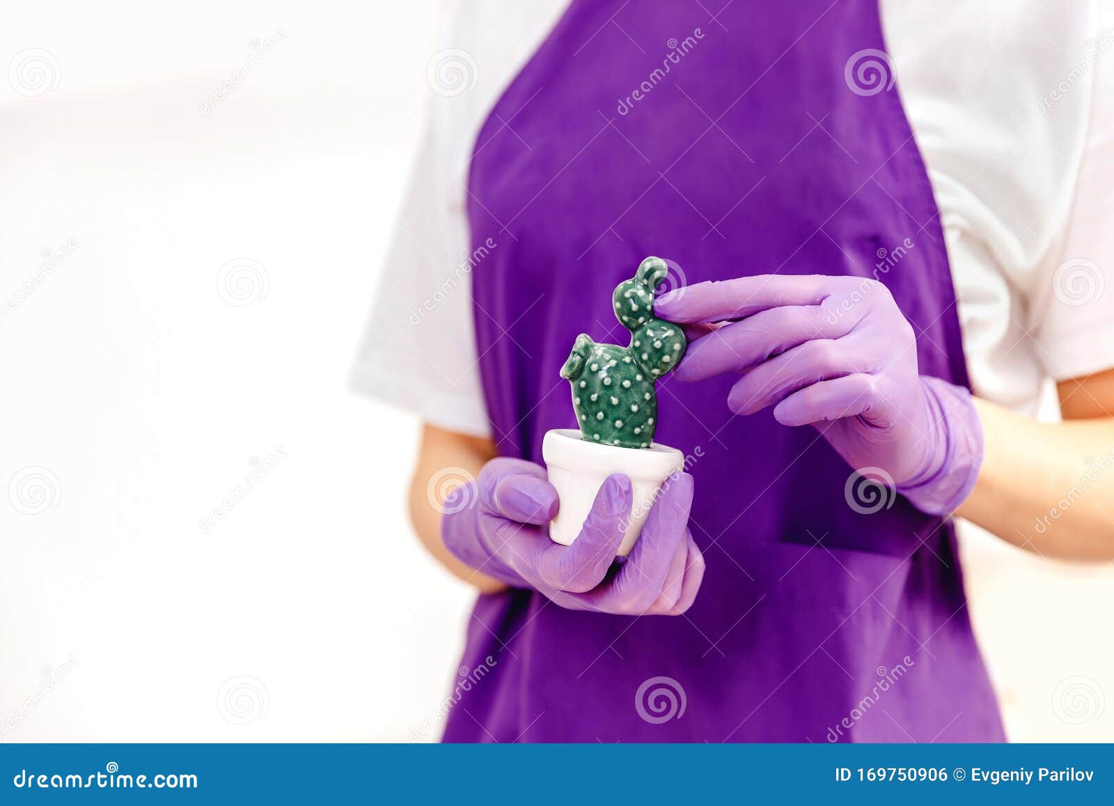 Concept Smooth Skin Depilation, Master Holds Cactus without Needles ...