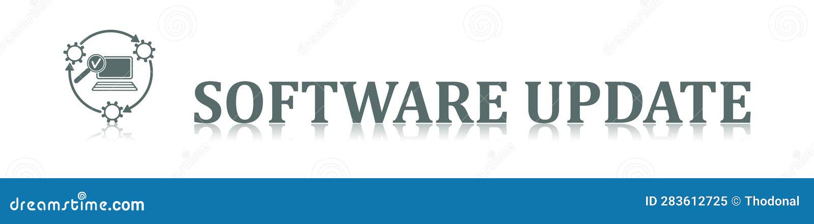 Concept of software update stock illustration. Illustration of testing ...