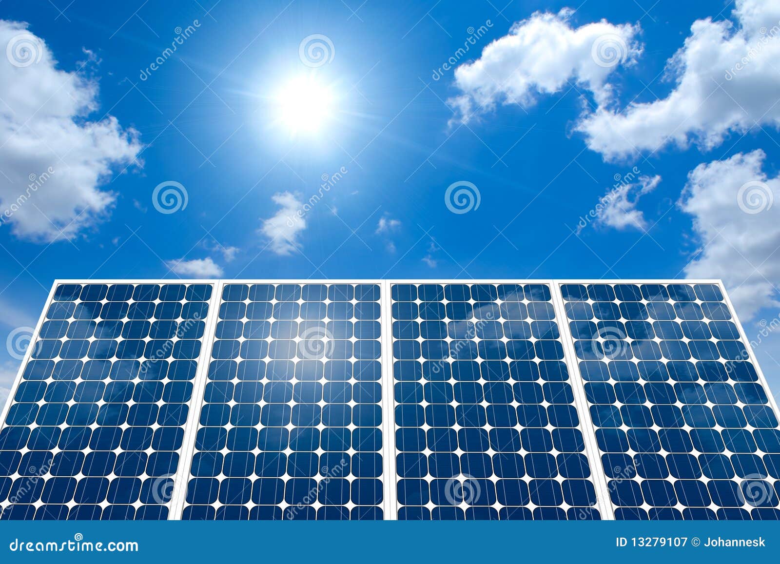 Concept of Solar Panel and Sun Stock Image - Image of energy, panel ...