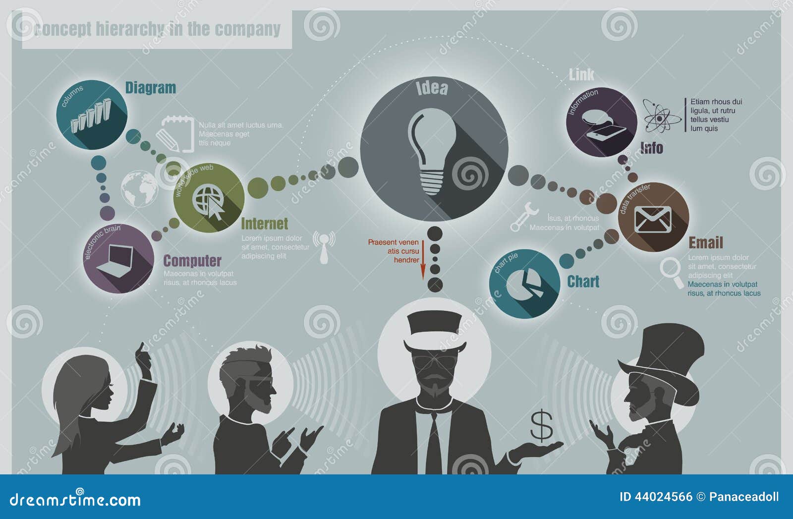 Concept Solutions Team Mind Stock Vector - Illustration of greeting ...