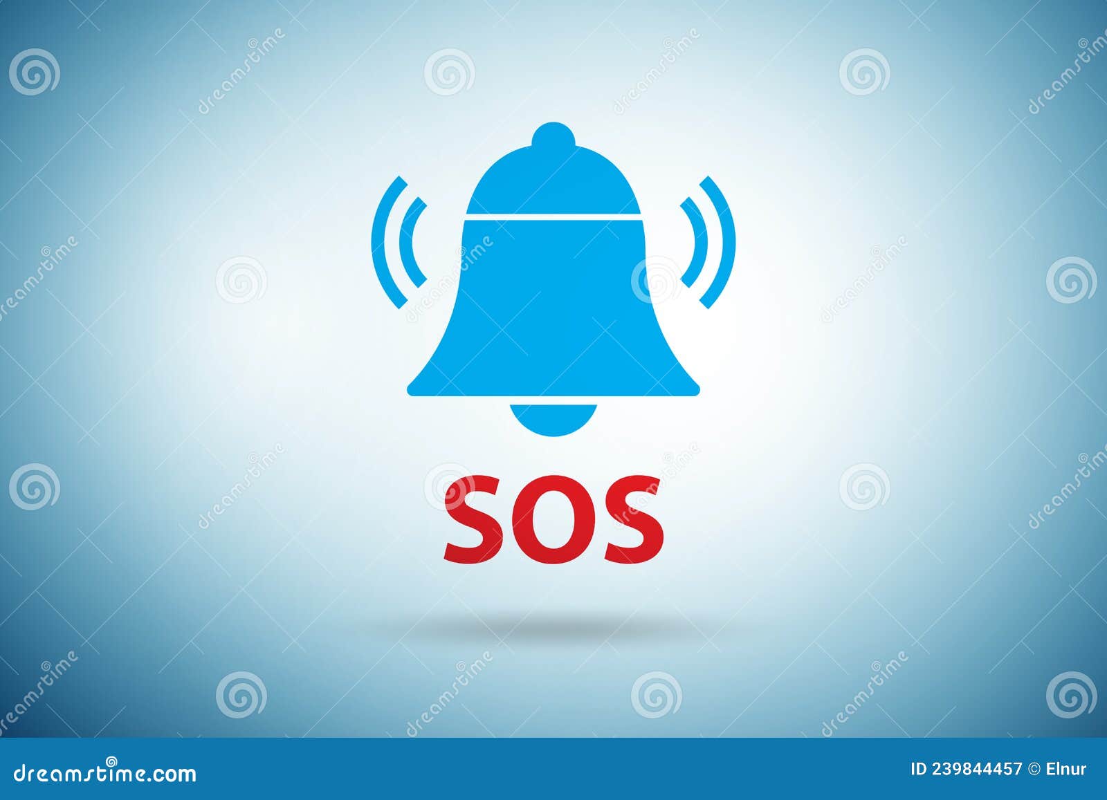 Concept of SOS - Distress Call in Case of Danger Stock Illustration ...