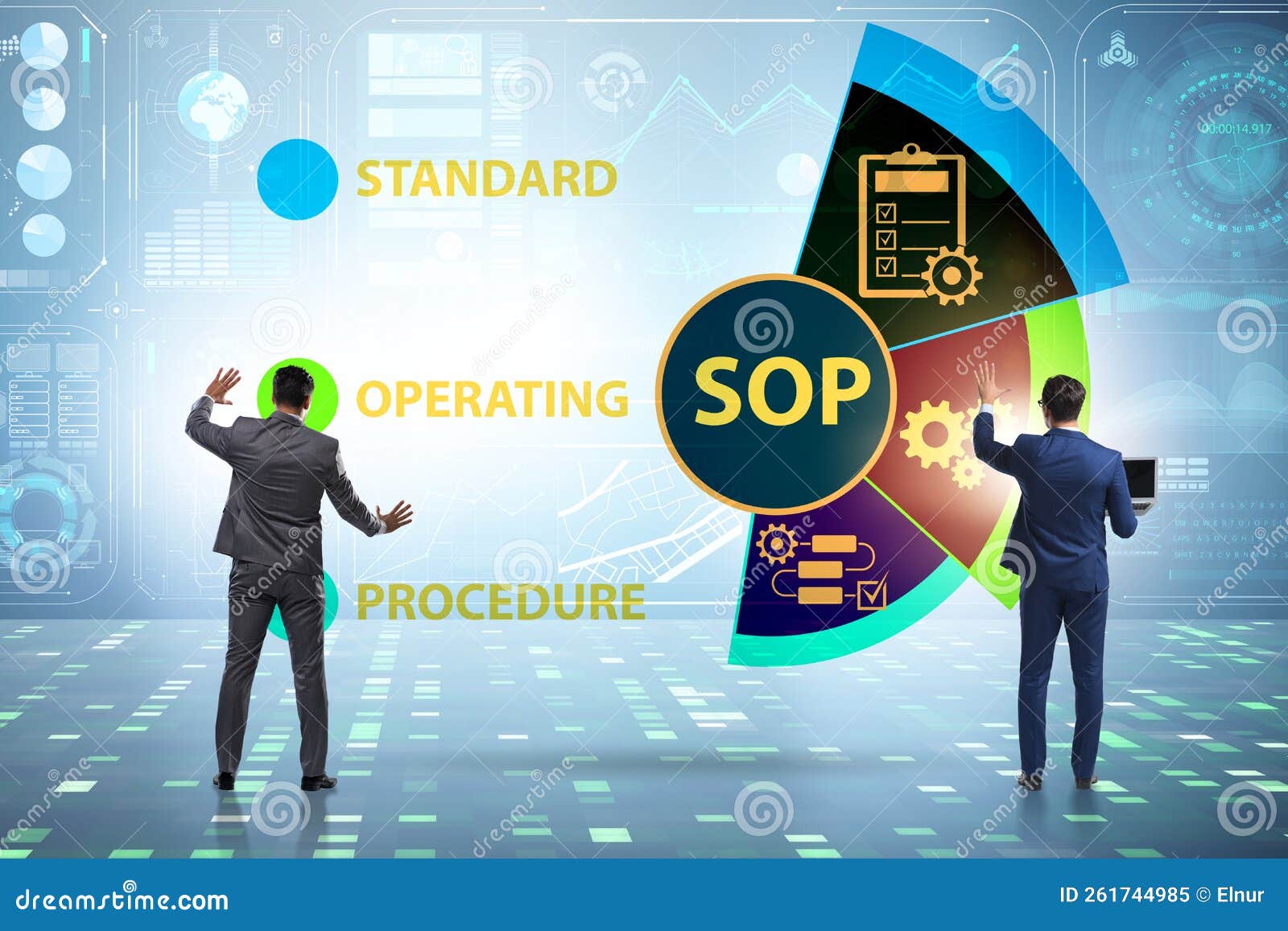 Concept of Standard Operating Procedure Stock Image - Image of ...