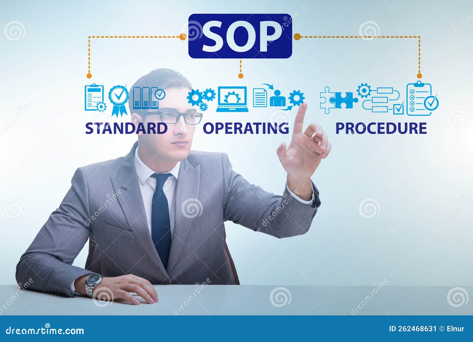 Concept of Standard Operating Procedure Stock Illustration ...