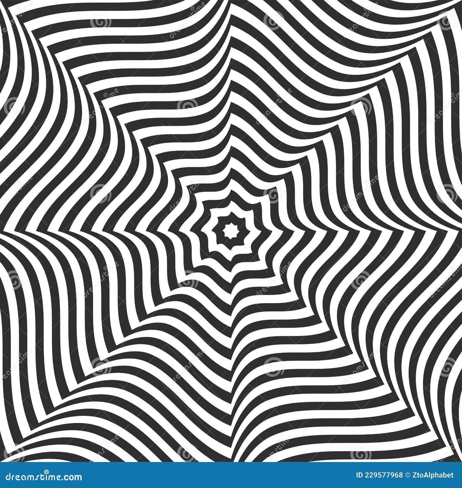 Optical Illusion Octa Wall Paper Pattern Stock Vector - Illustration of ...