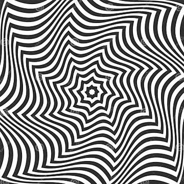 Optical Illusion Octagonal Pattern Background Stock Vector ...