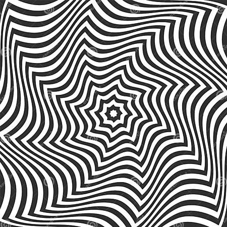Optical Illusion Octagonal Pattern Background Stock Vector ...