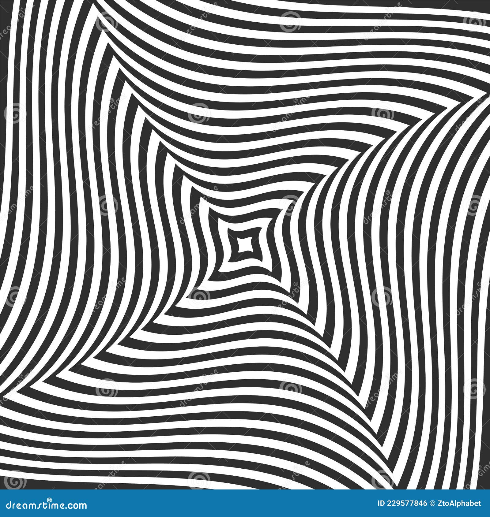 Optical Illusion Rectangular Pattern Background Stock Vector ...