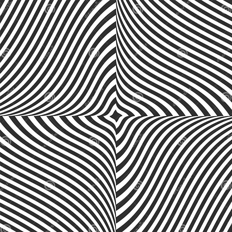 Optical Illusion Rectangular Pattern Background Stock Vector ...
