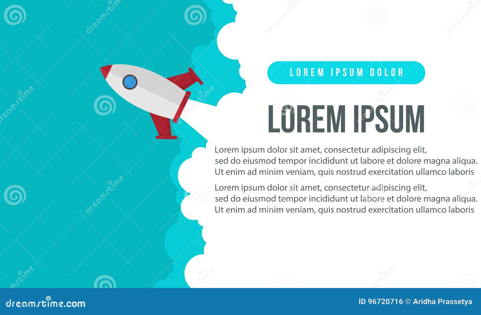 Concept Start Up with Rocket Business Infographic Stock Vector ...