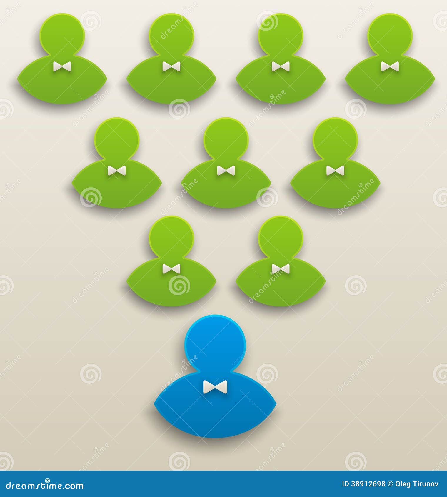 Concept Sterk Team, Leiding, Groepswerk Vector Illustratie ...