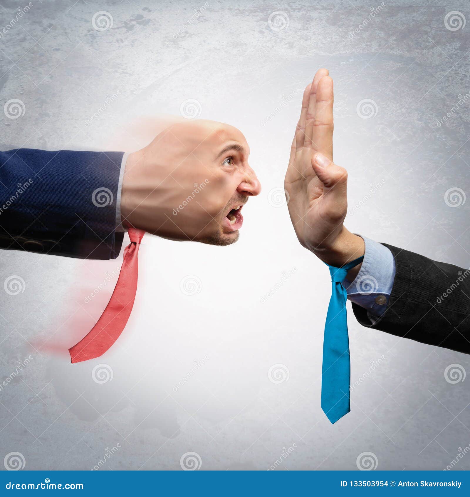 Concept of Stop Aggression. Stock Photo - Image of equality, opposition ...