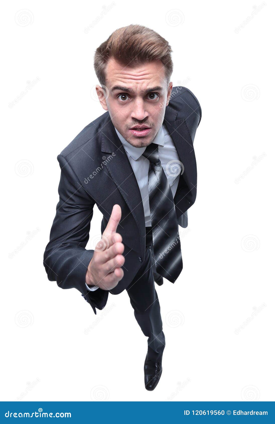 Closeup Face of a Running Businessman Stock Photo - Image of corporate ...