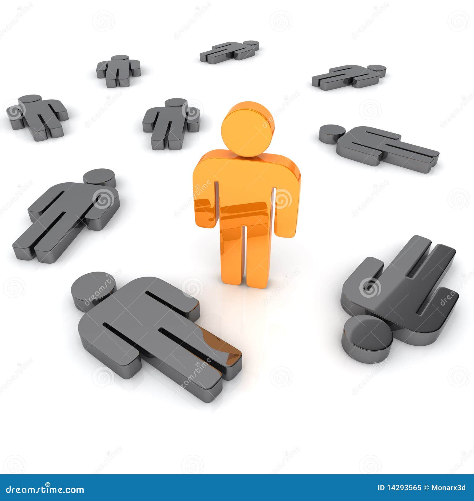 Concept of Strong Competitor Stock Illustration - Illustration of ...