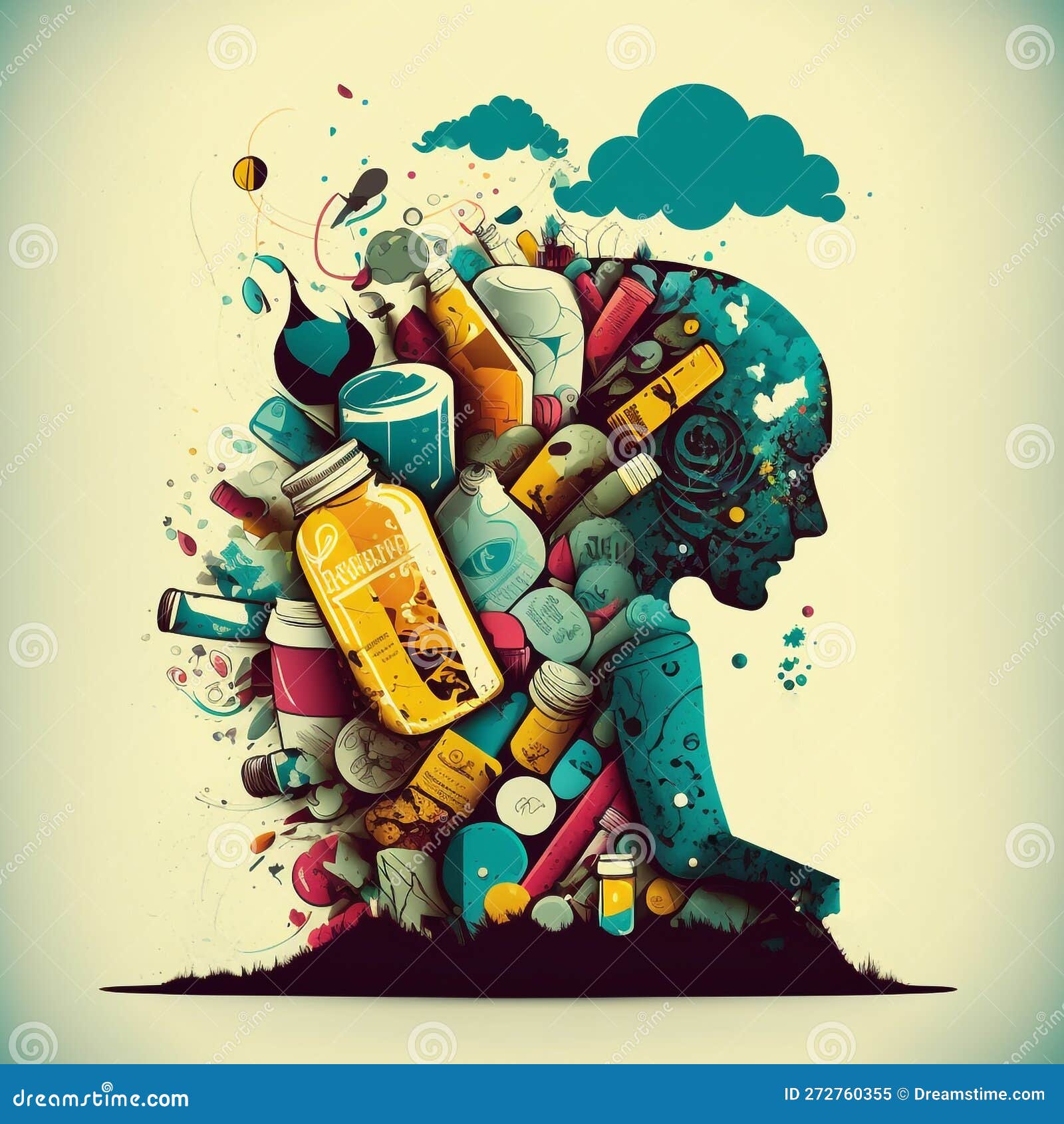 Concept of Substance Addiction Stock Illustration - Illustration of ... Concept of Substance Addiction Stock Illustration - Illustration of ...
