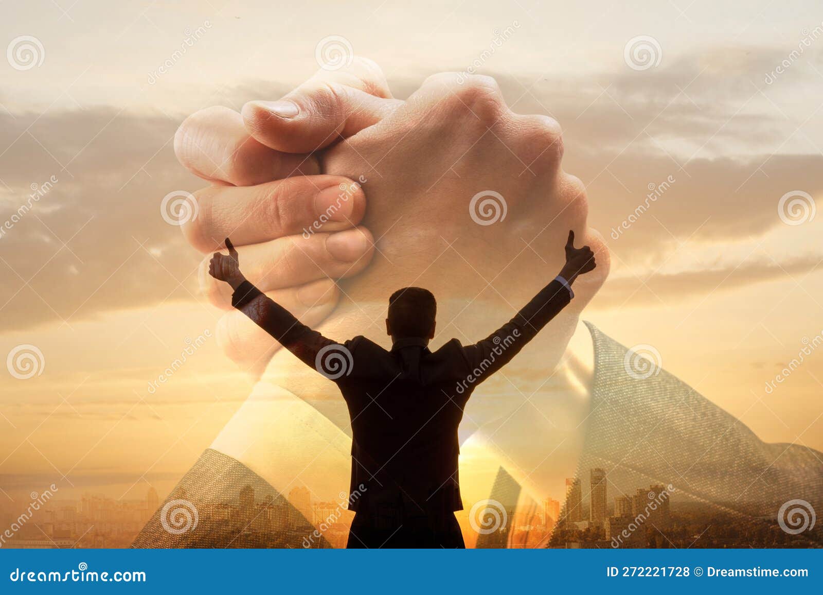 Concept of Successful Cooperation in Business Stock Photo - Image of ...