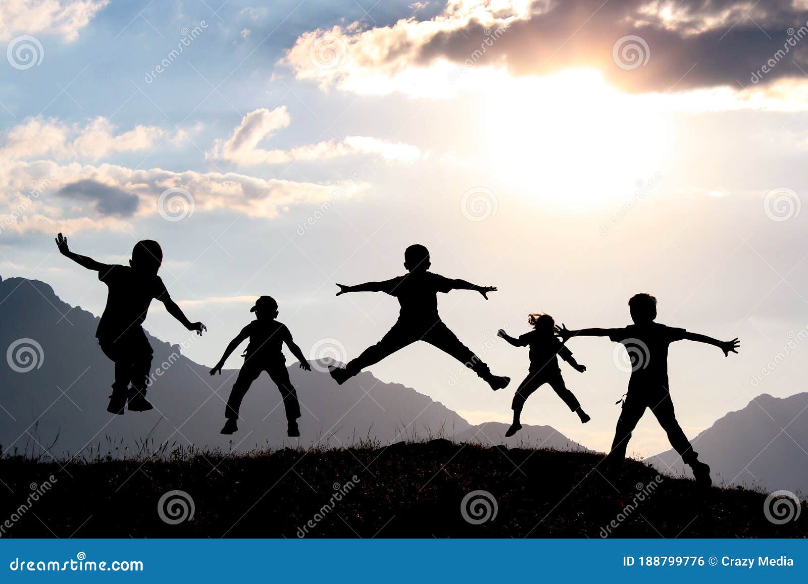 Concept of Successful, Fun and Enthusiastic Group of Friends Stock ...