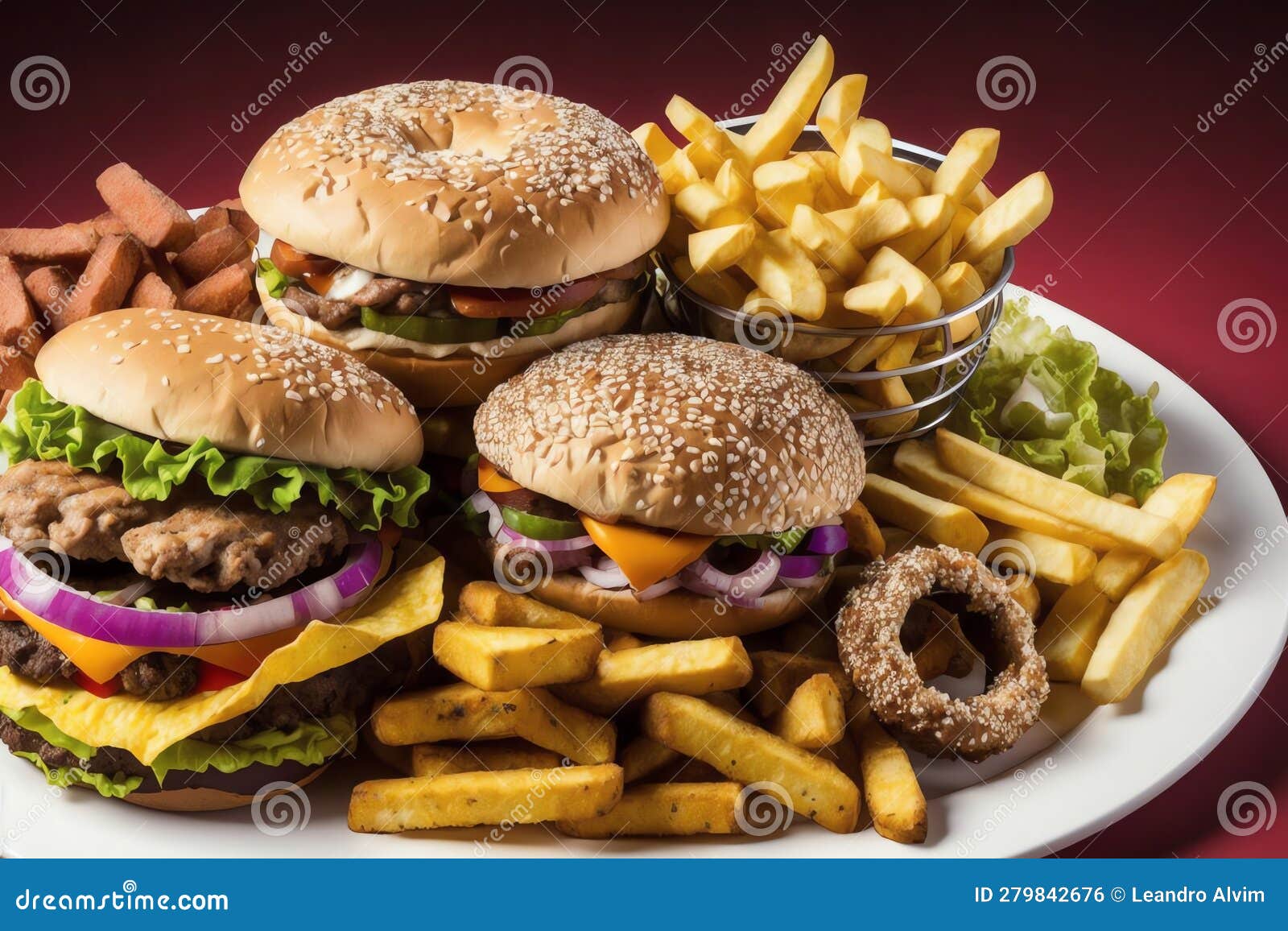 Super Bulk Junk Food Bonanza .AI Generated Stock Illustration ...
