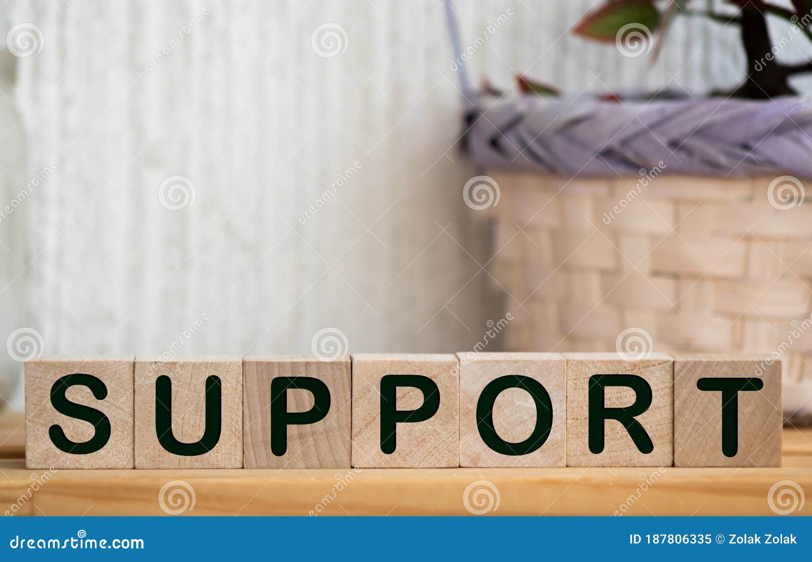 Concept of support stock image. Image of cube, support - 187806335