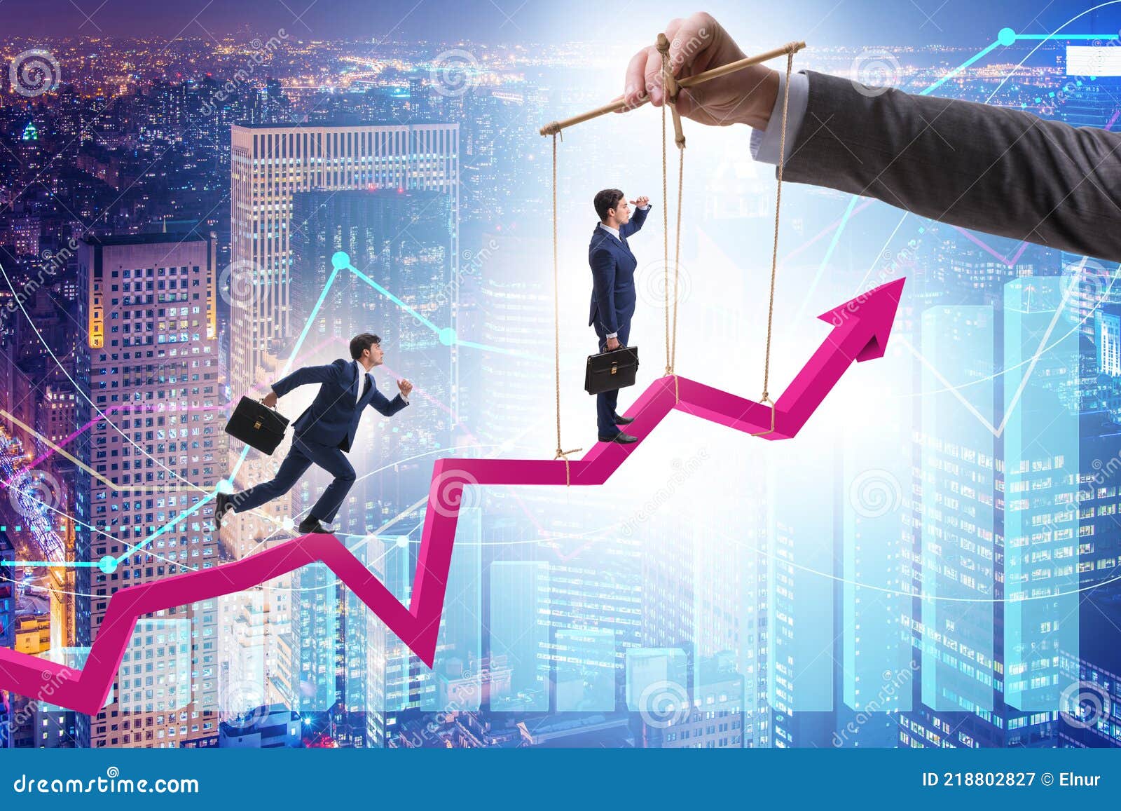 Concept of Supporting Economic Growth in Economy Stock Image - Image of ...