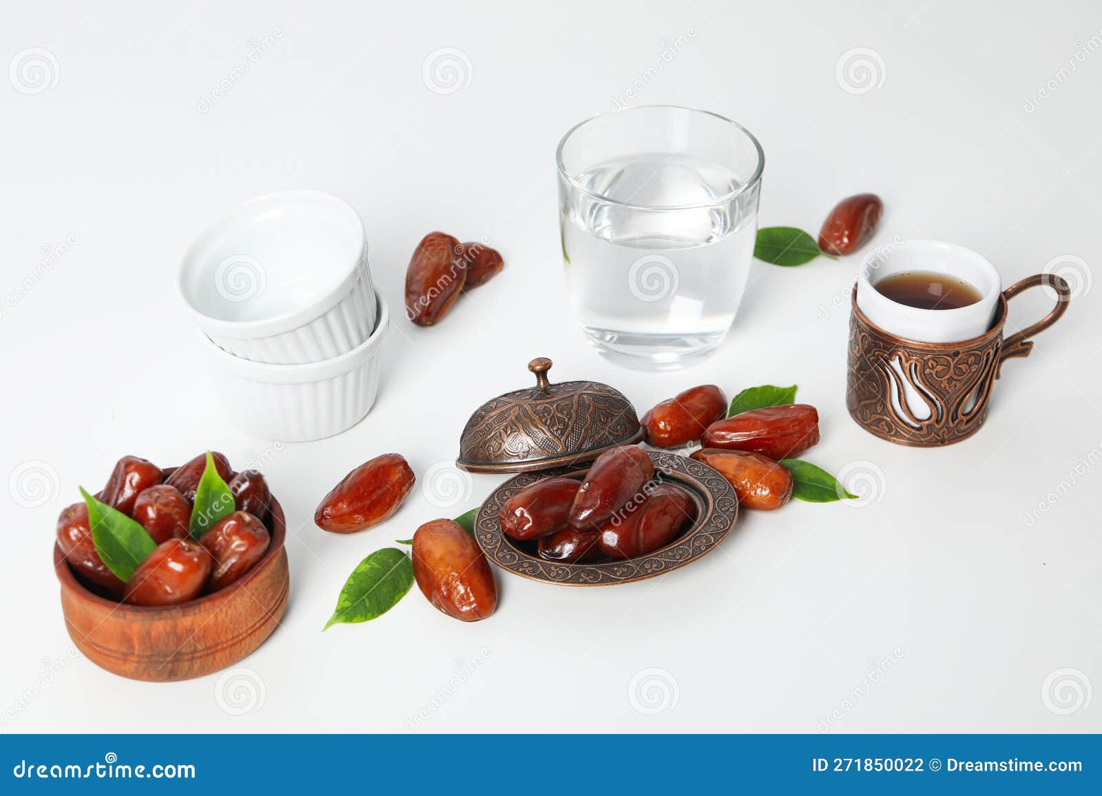 Concept of Sweet and Tasty Food, Dates Stock Photo - Image of water ...