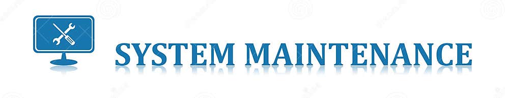 Concept of System Maintenance Stock Illustration - Illustration of ...