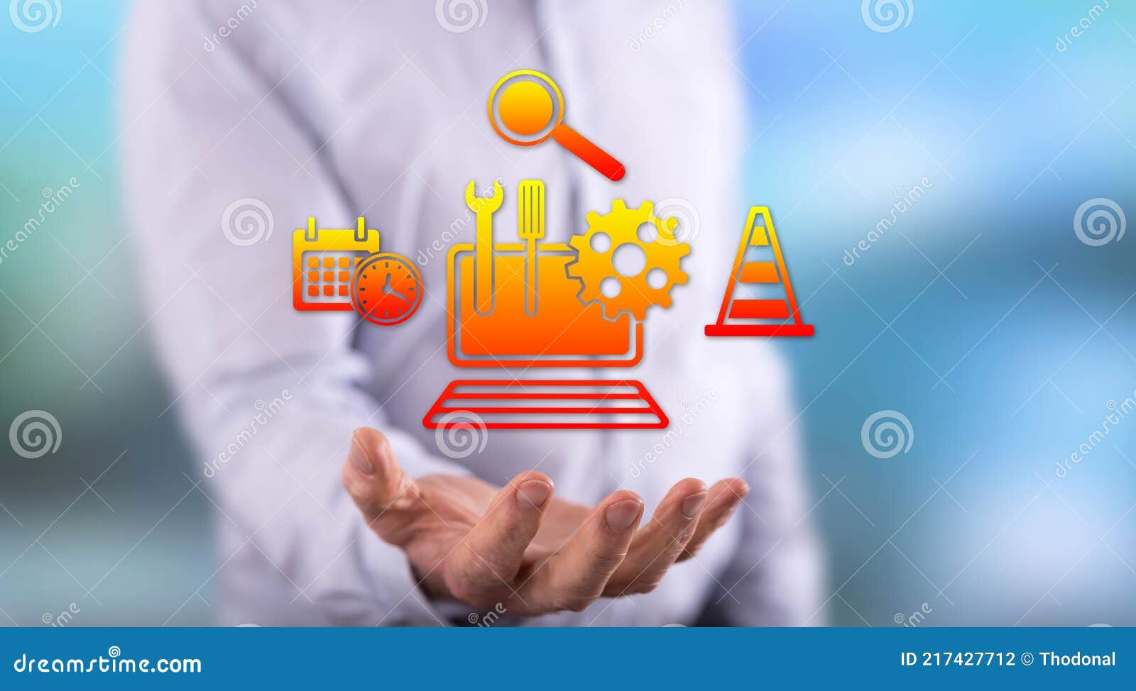 Concept of System Maintenance Stock Photo - Image of improvement ...