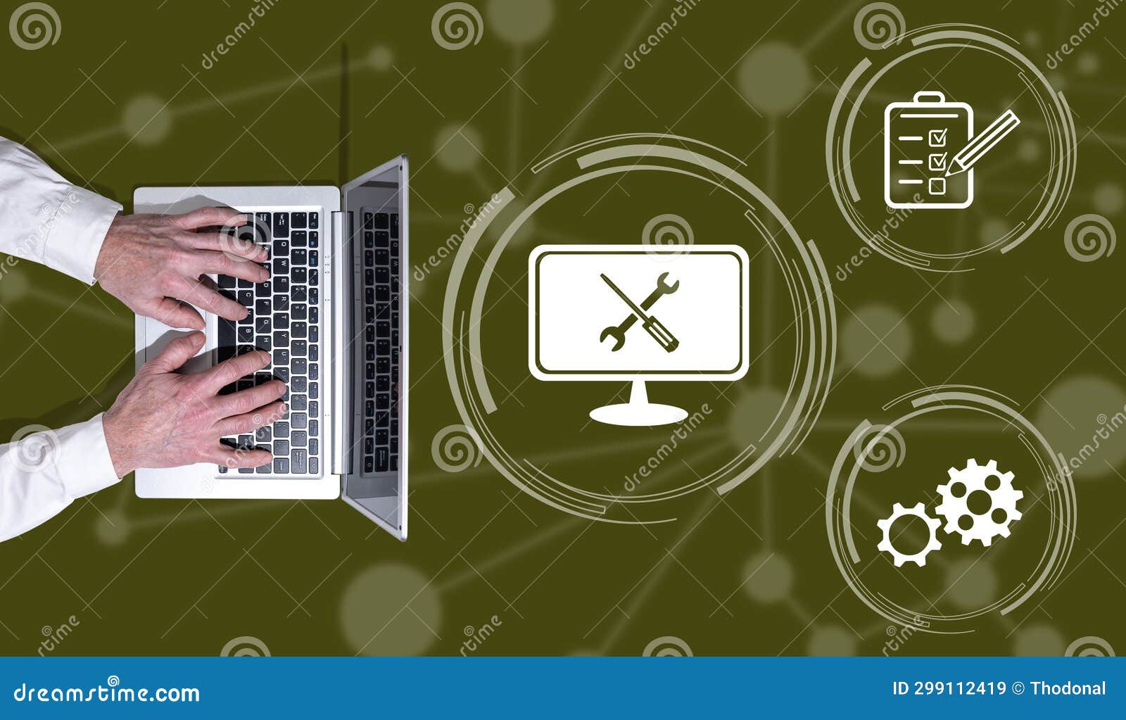 Concept of System Maintenance Stock Image - Image of version, data ...
