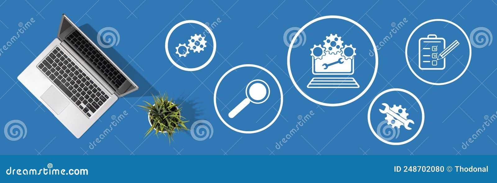 Concept of System Maintenance Stock Photo - Image of system, backup ...