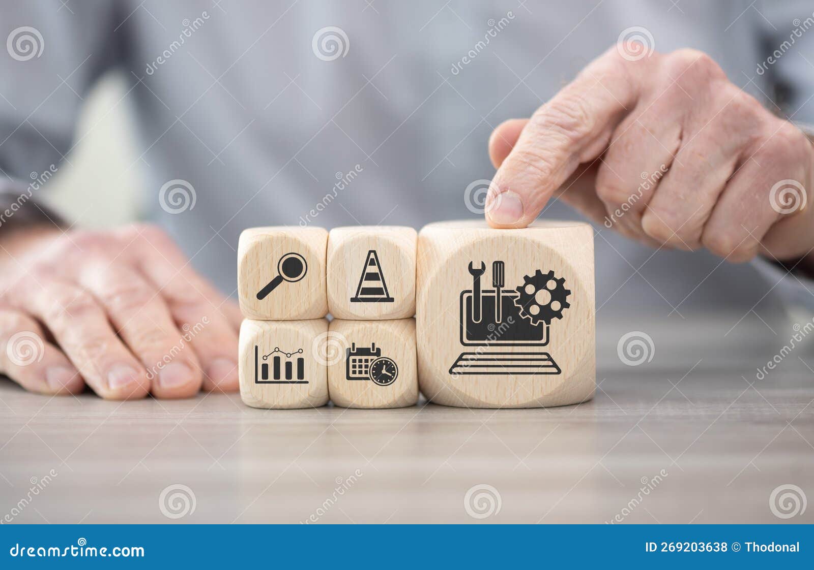 Concept of System Maintenance Stock Photo - Image of network, service ...