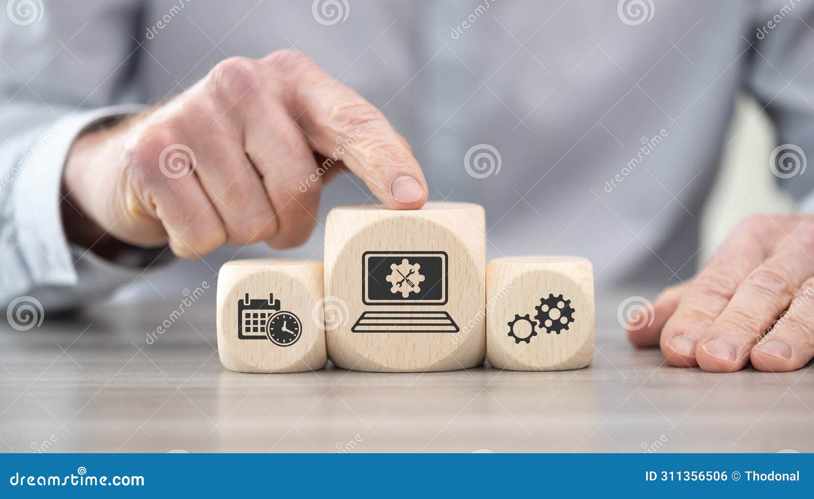 Concept of System Maintenance Stock Photo - Image of status, software ...