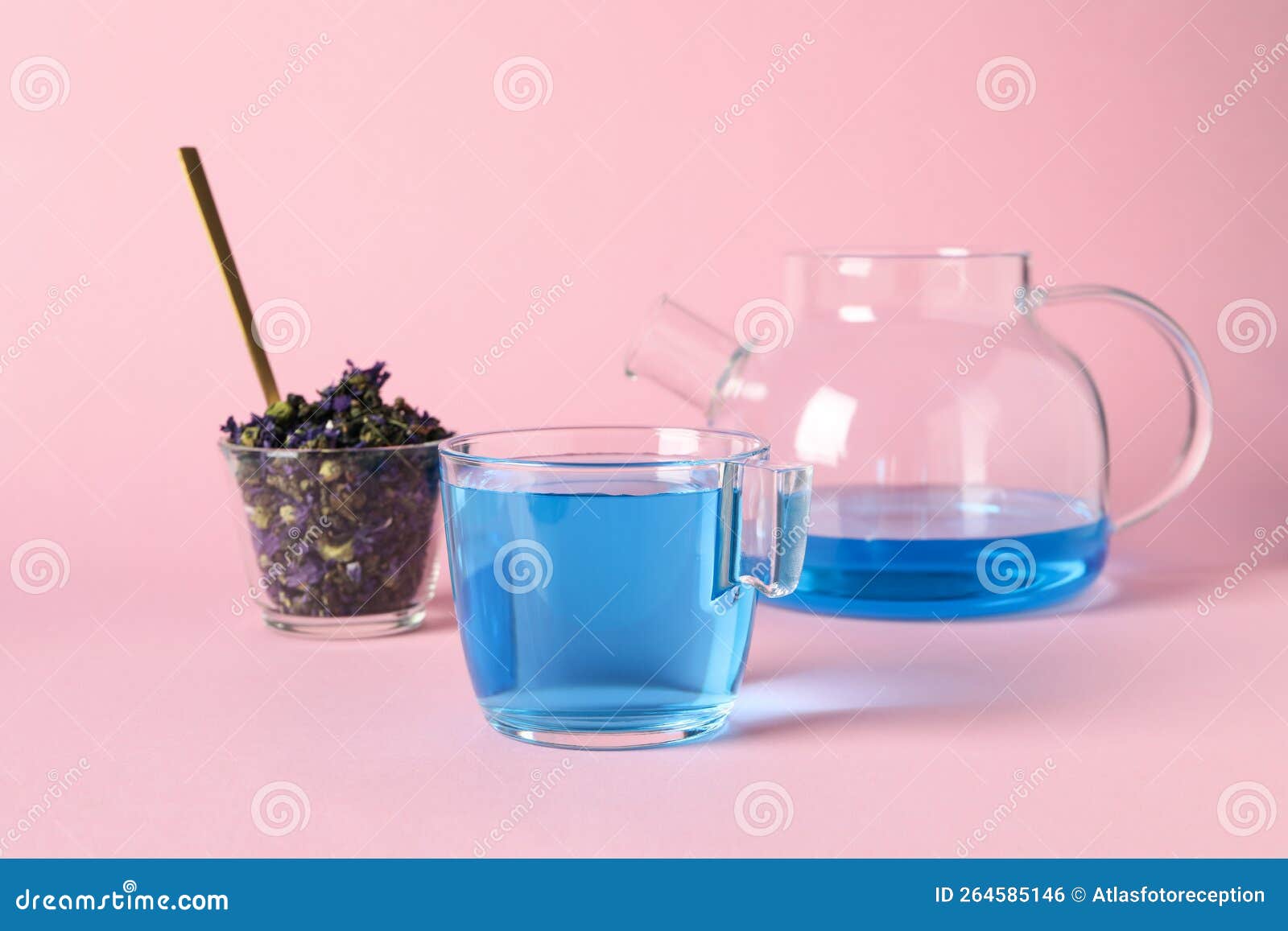 Concept of Tasty Hot Drink, Anchan Tea Stock Photo - Image of blue ...