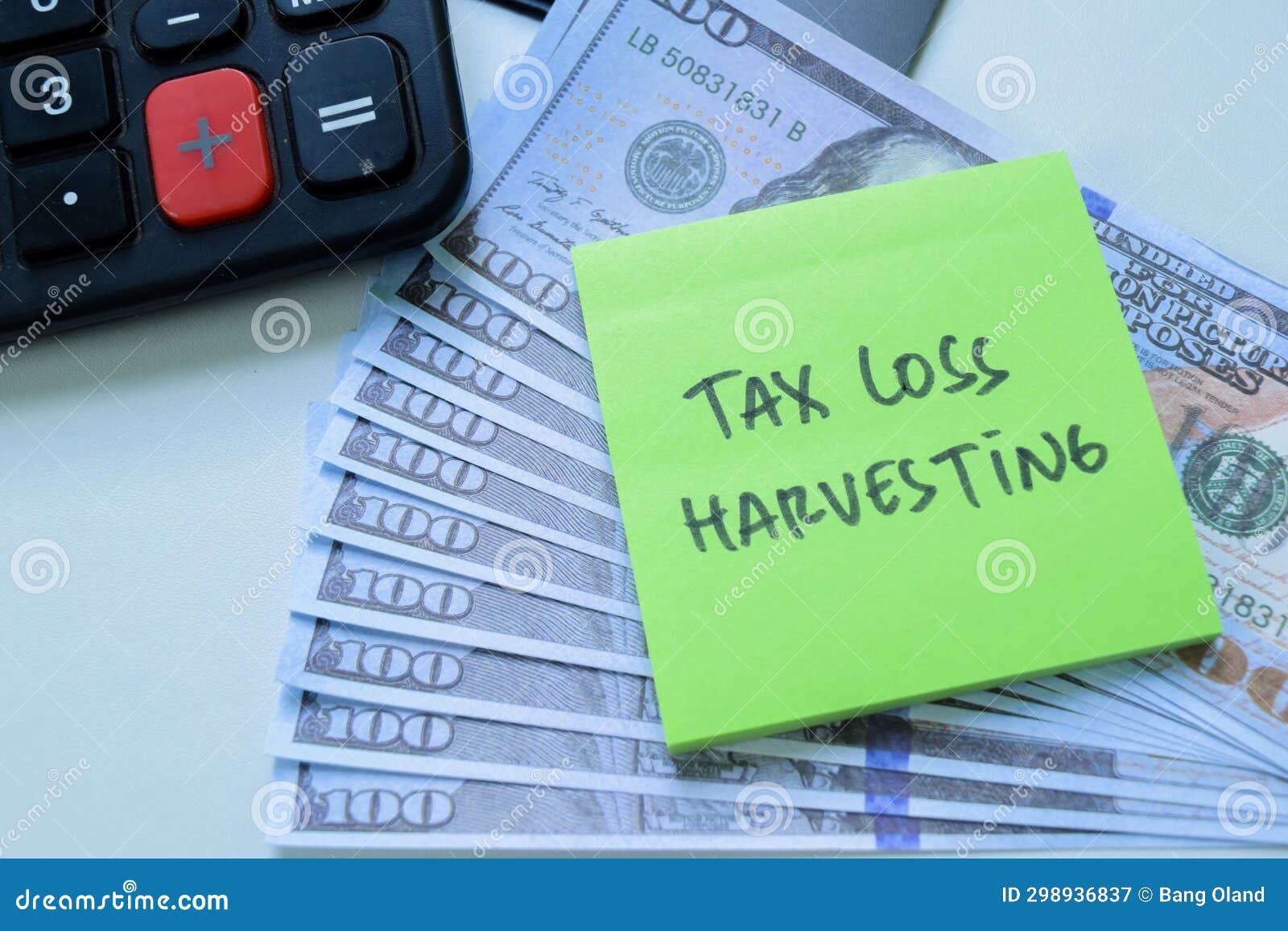 Concept of Tax Loss Harvesting Write on Sticky Notes Isolated on White ...