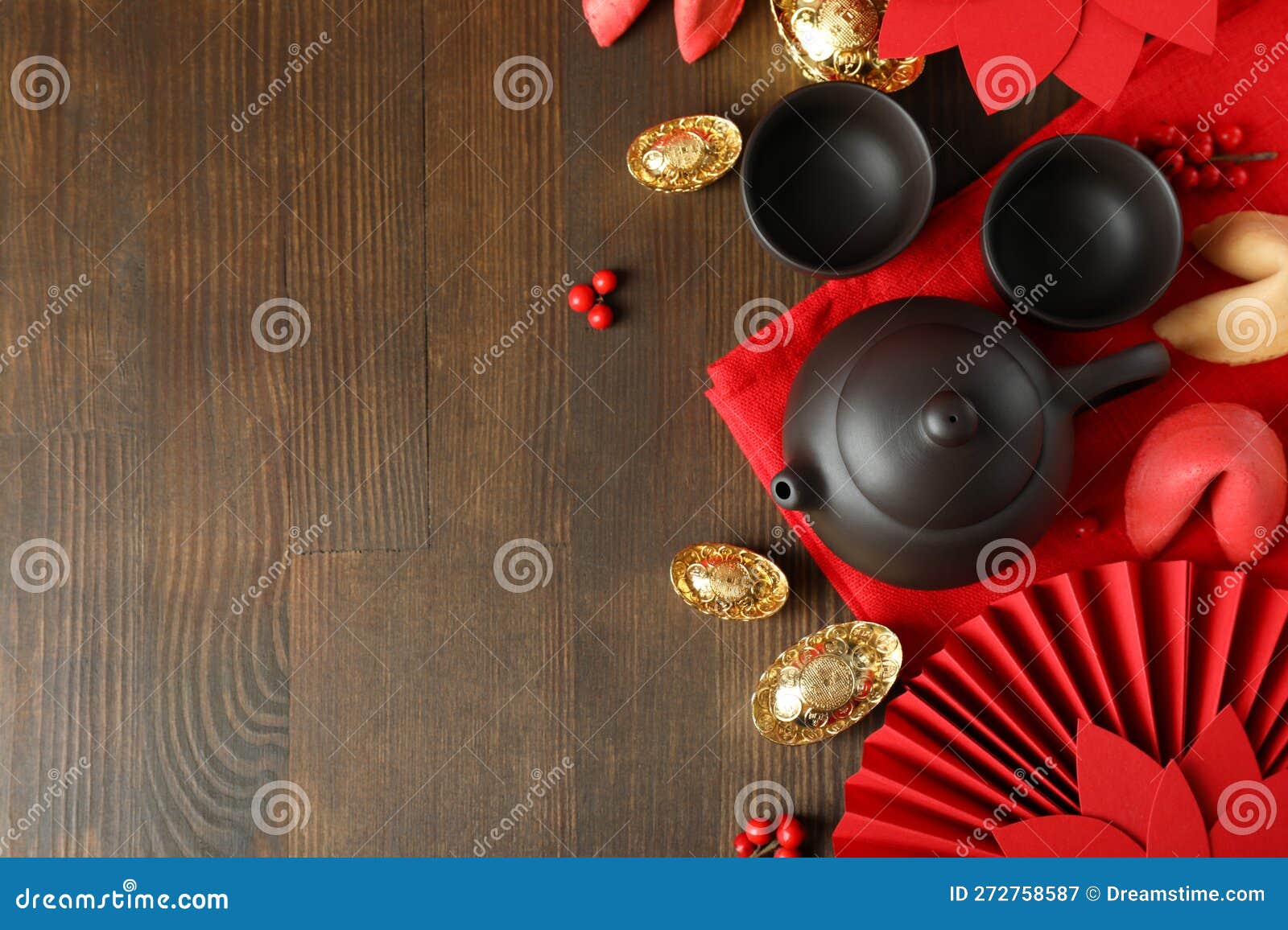 Concept of Tea, Asian Tea, Space for Text Stock Image - Image of ...