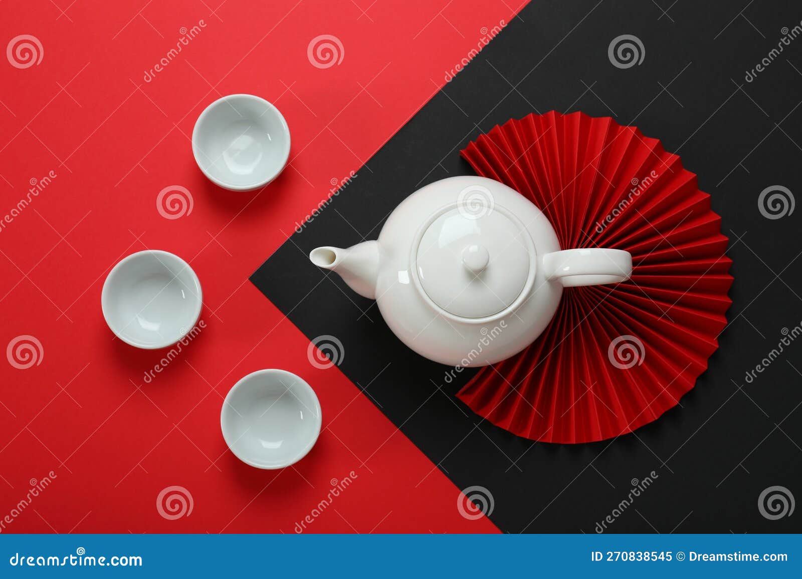 Concept of Tea, Asian Tea, Top View Stock Image - Image of concept ...