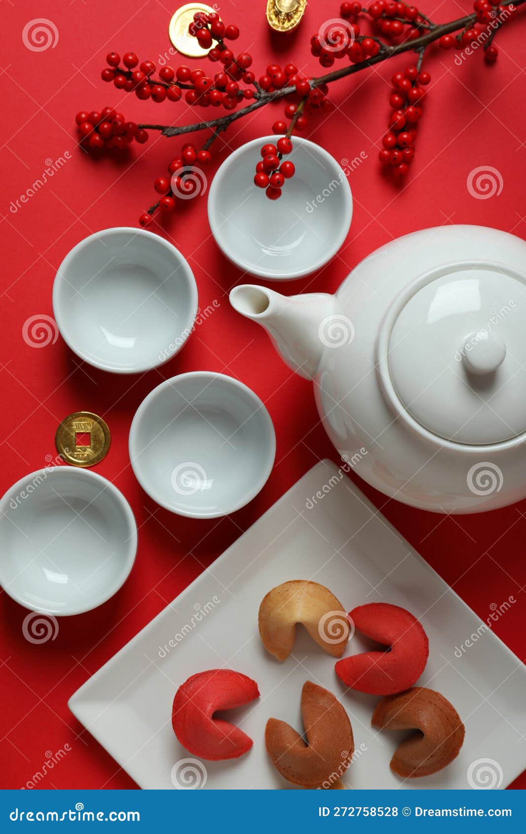 Concept of Tea, Asian Tea, Top View Stock Photo - Image of exotic ...