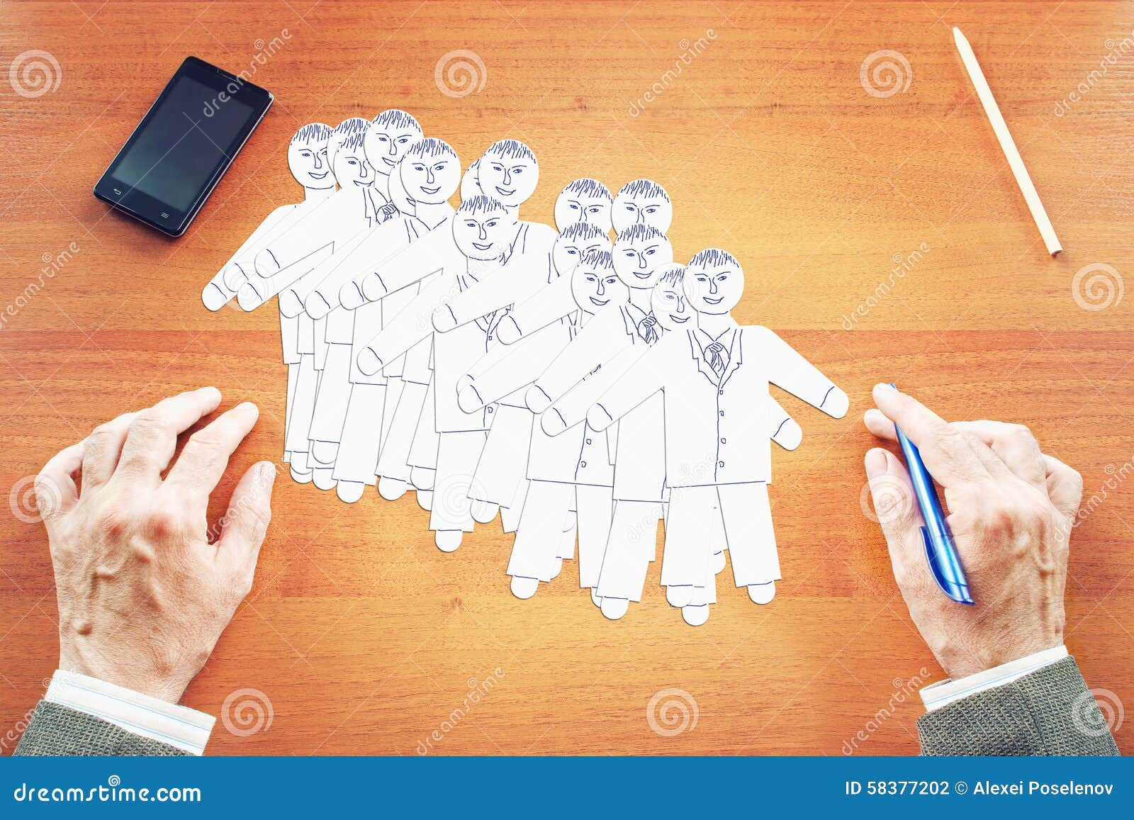Concept of team building stock photo. Image of duplicate - 58377202