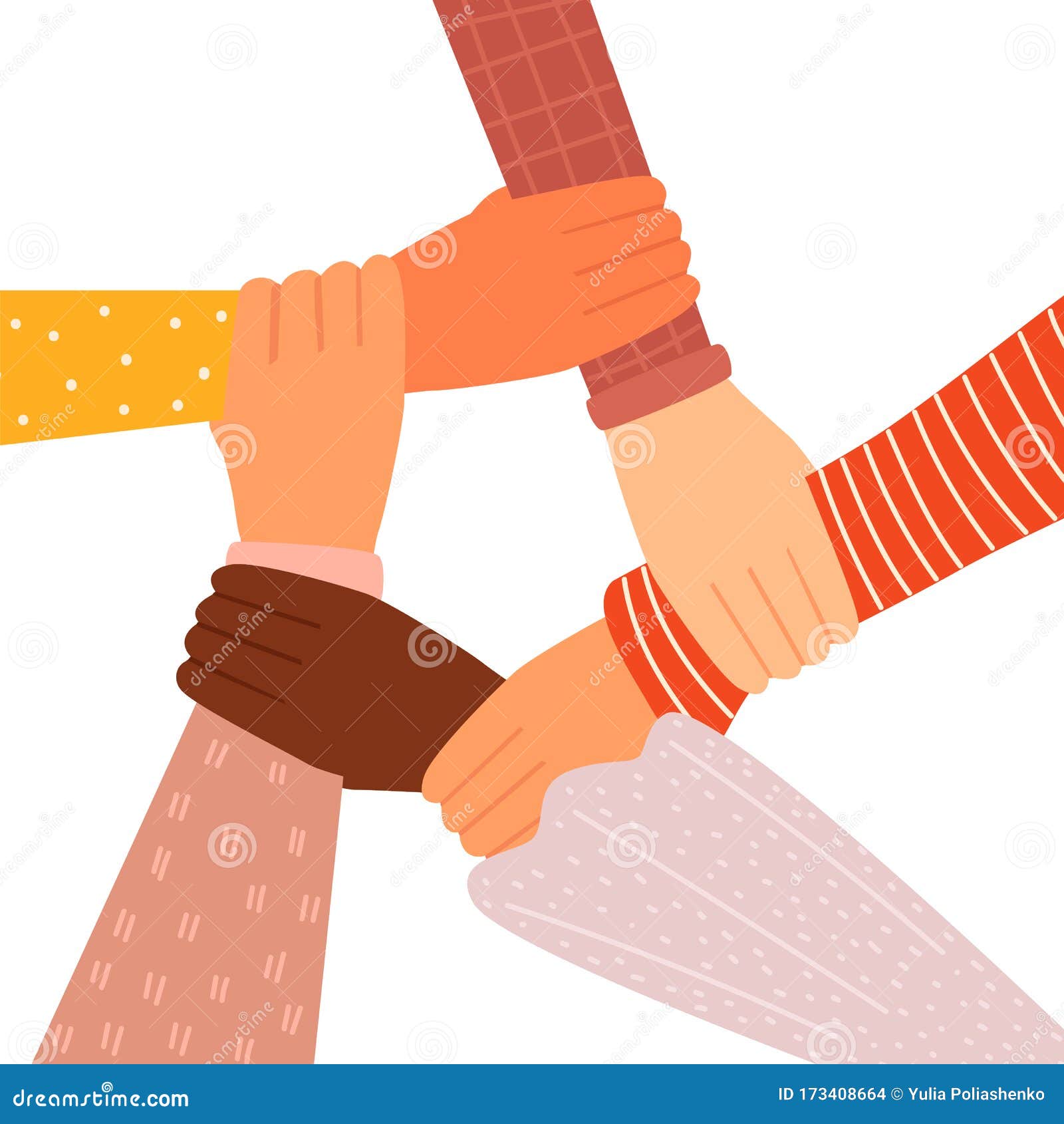Concept of team work. stock vector. Illustration of cooperation - 173408664