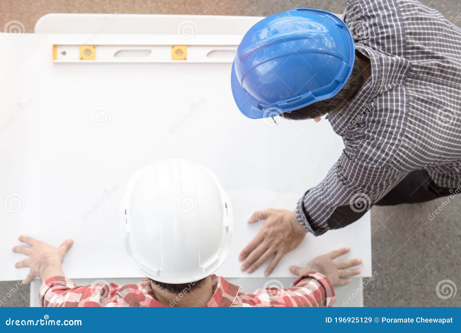 Teamwork On The Building Site - Construction Workers Build A Family ...