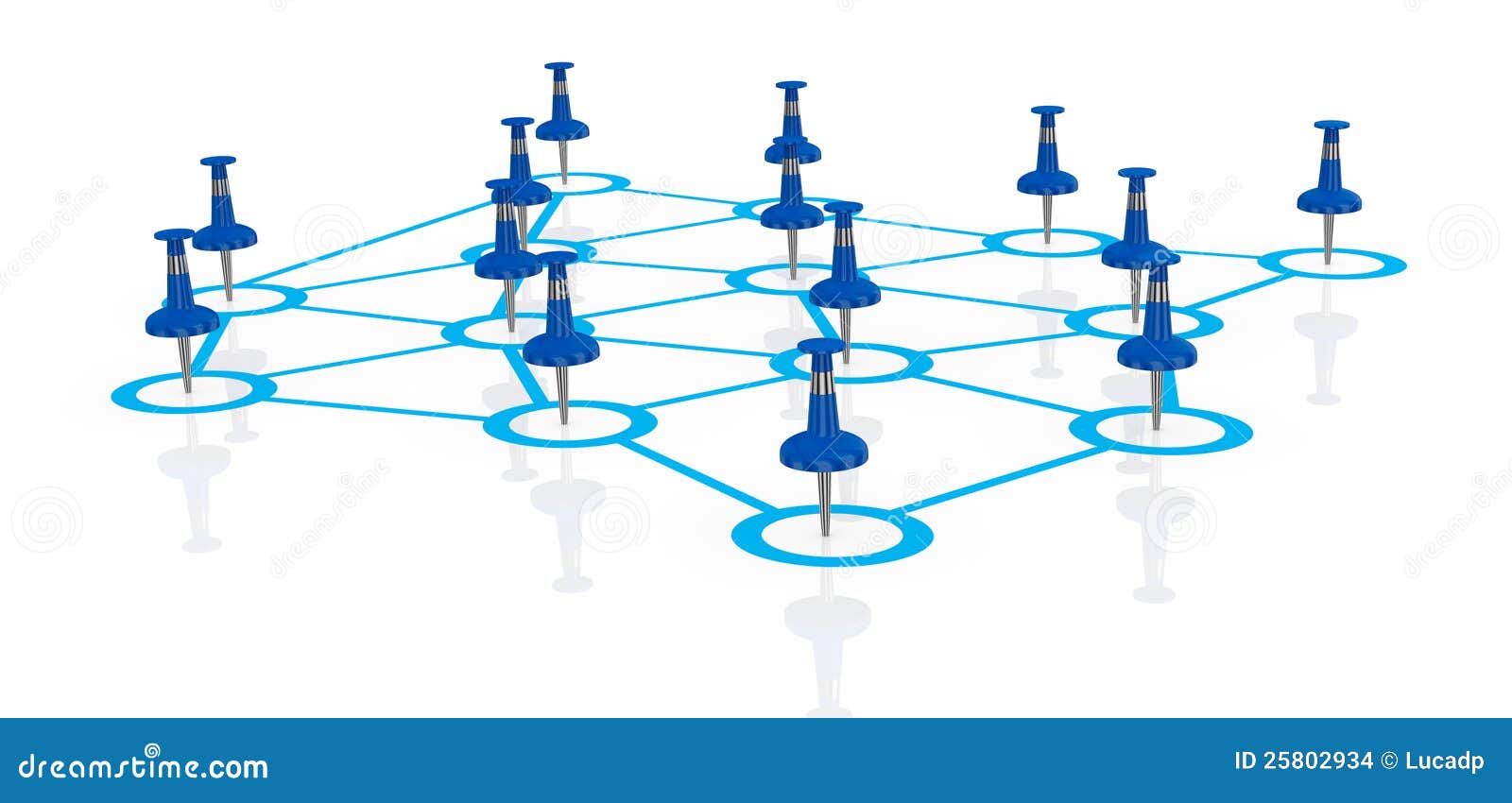 Concept of Teamwork and Communication (3d Render) Stock Illustration ...