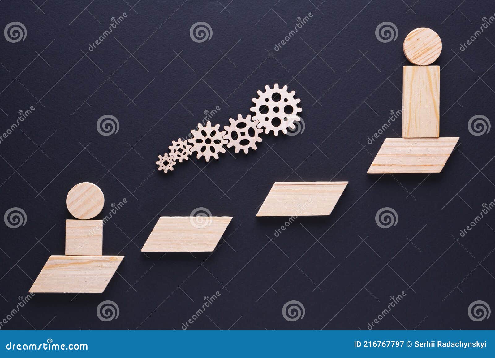 Concept of Teamwork, Gear System Stock Image - Image of business ...