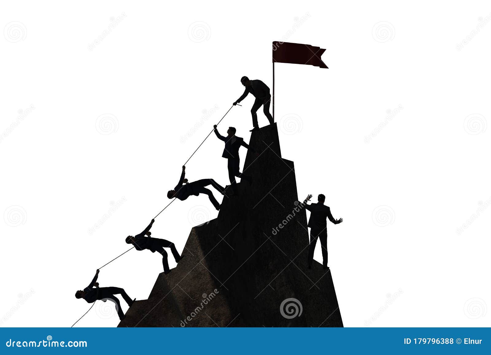 Concept of Teamwork with Team Climbing Mountain Top Stock Photo - Image ... Concept of Teamwork with Team Climbing Mountain Top Stock Photo - Image ...