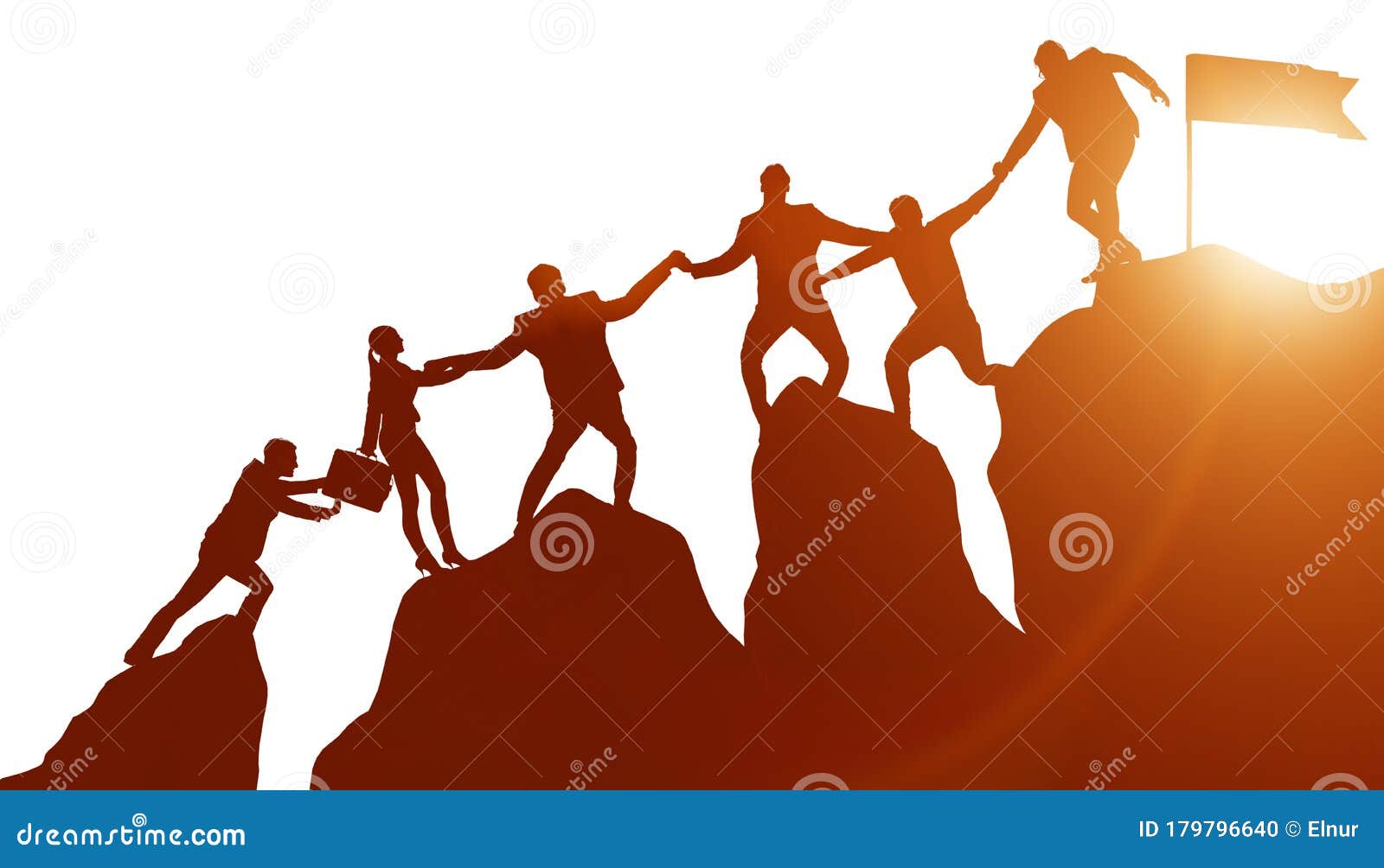Concept of Teamwork with Team Climbing Mountain Top Stock Photo - Image ... Concept of Teamwork with Team Climbing Mountain Top Stock Photo - Image ...