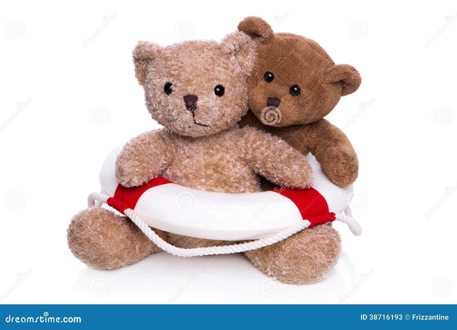 Concept Teamwork - Teddy Bears With Lifebelt. Royalty-Free Stock ...