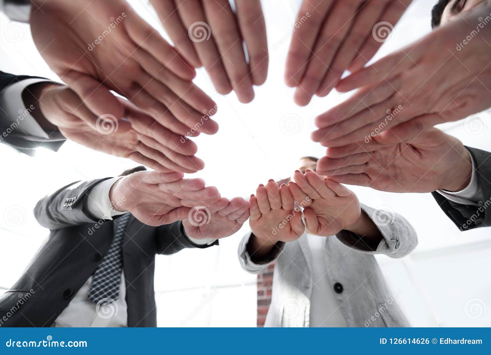 Concept of Teamwork and Unity. Stock Photo - Image of connection, male ...