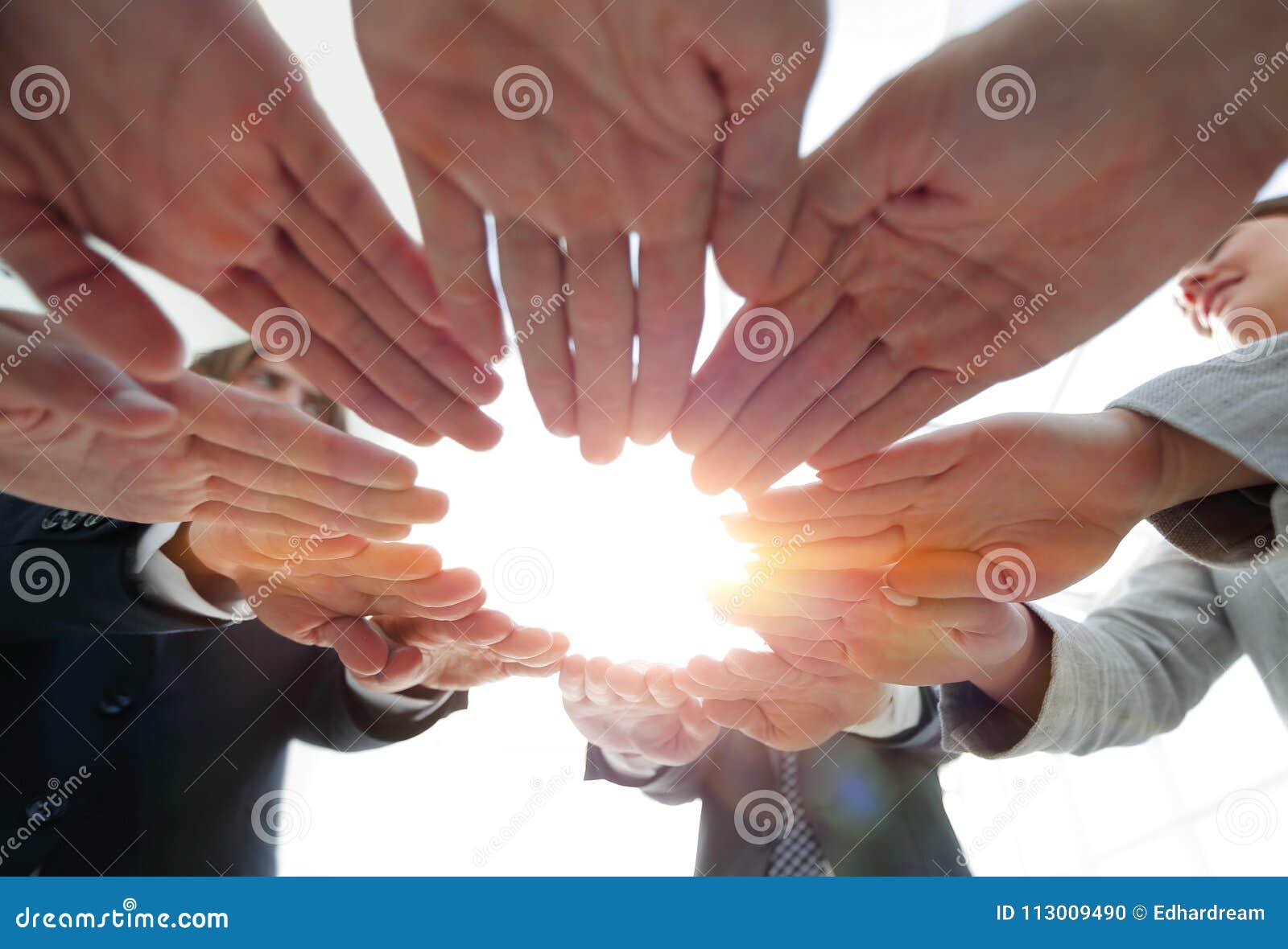 Concept of Teamwork and Unity. Stock Photo - Image of relationship ...
