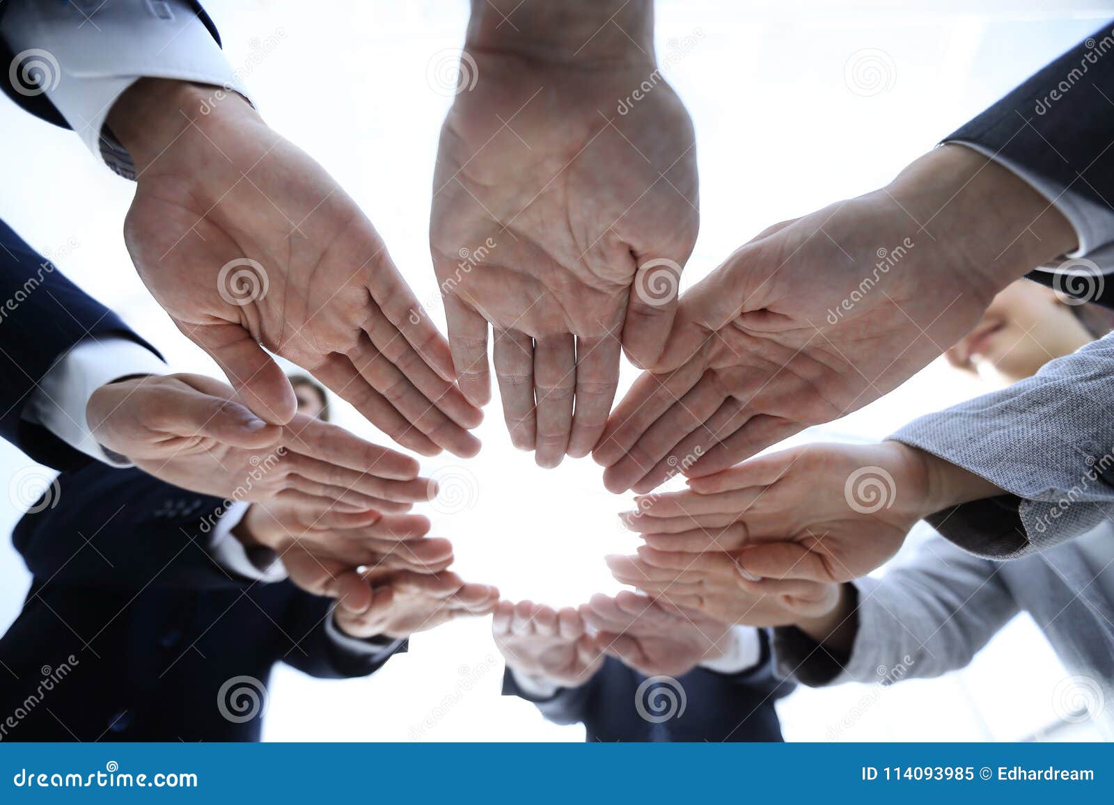 Concept of Teamwork and Unity. Stock Image - Image of business, help ...