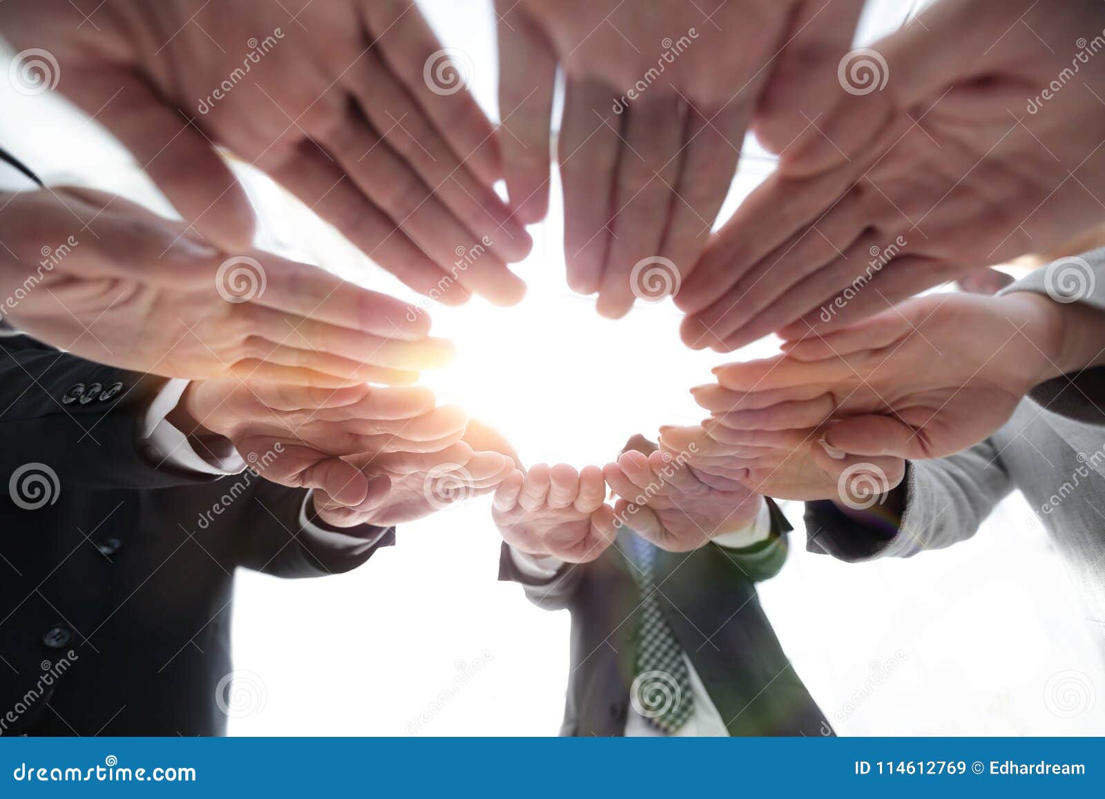 Concept of Teamwork and Unity. Stock Image - Image of business ...