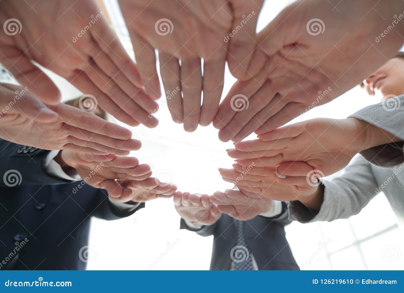 Concept of Teamwork and Unity. Stock Photo - Image of help, group ...