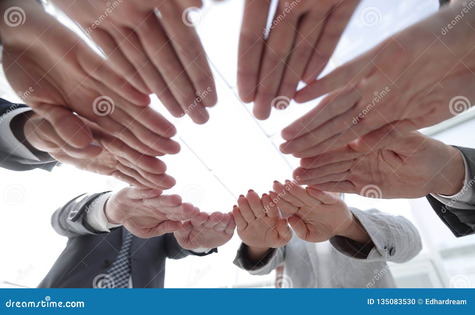 Concept of Teamwork and Unity. Stock Photo - Image of person ...