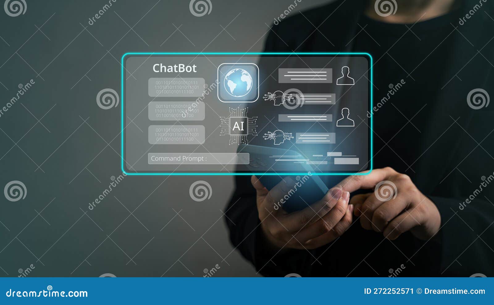 AI Chat Bot ChatBot Technology and Business Design, Global Internet ...